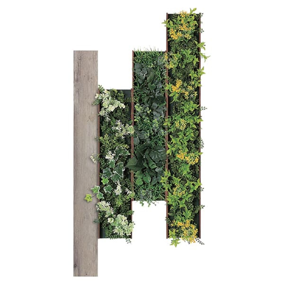 商品詳細（サイズ）■装飾：造花■本体：5.5mmMDF木目シート貼り　12mmMDFシート貼り　5.5mmMDF2.5mm木目化粧板貼り　アルミ押出材　木桟　3mmアルミ複合板■付属品：直付け用ビス■重量：5.4kg■サイズ：W507×D1...