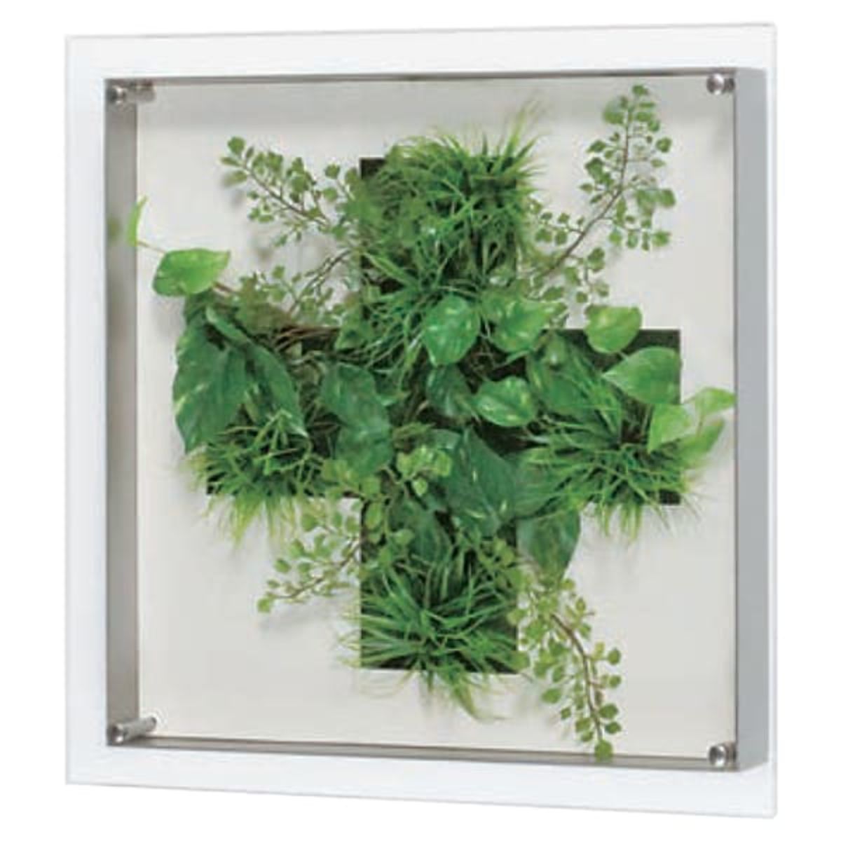 商品詳細（サイズ）■装飾：造花　2mmマット■フレーム：アルミ押出材■面板：3mm透明アクリル　5.5mmMDFシート貼り■付属品：吊りひも　直掛け用ビス■重量：2.1kg■サイズ：W400×D67×H400■補足：完成品【注意事項】※施工...