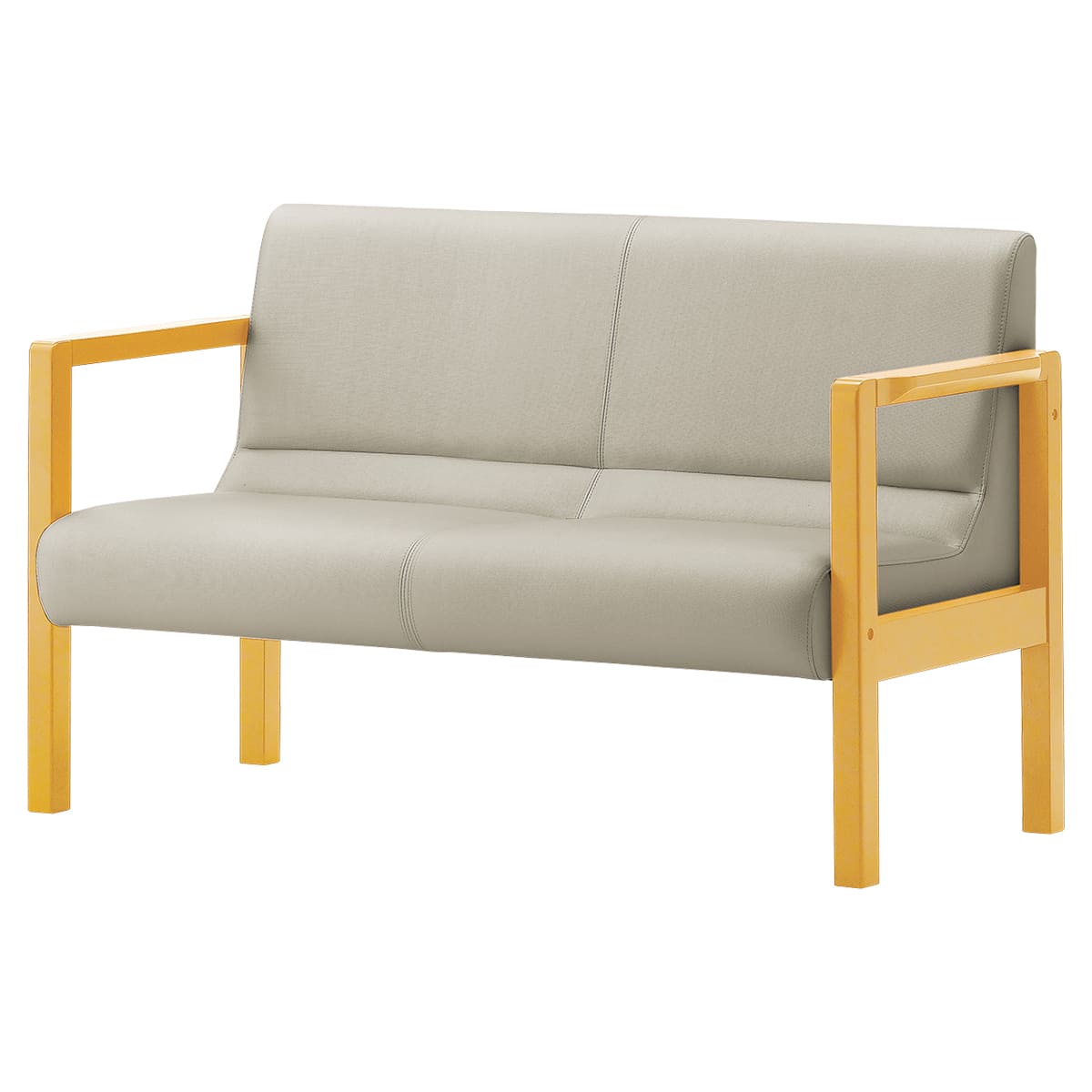 商品詳細（サイズ）■フレーム：ブナ無垢材■サイズ：W1220×D620×H750（SH390 AH600）■補足：完成品／カラー選択／張地選択／グリーン購入法適合【注意事項】※この製品のレザーは張地を横方向に加工しております。※張地の柄合わ...