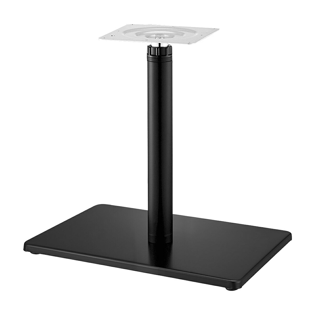 商品詳細（サイズ）■材質：スチール■機能：ラチェット昇降式（20mm間隔15段階調整）■備考：アジャスター付■適合天板サイズ：W750×D550■サイズ：W550×D370×H575～875■受板：240×240×3.2t■丸ポール：φ60...