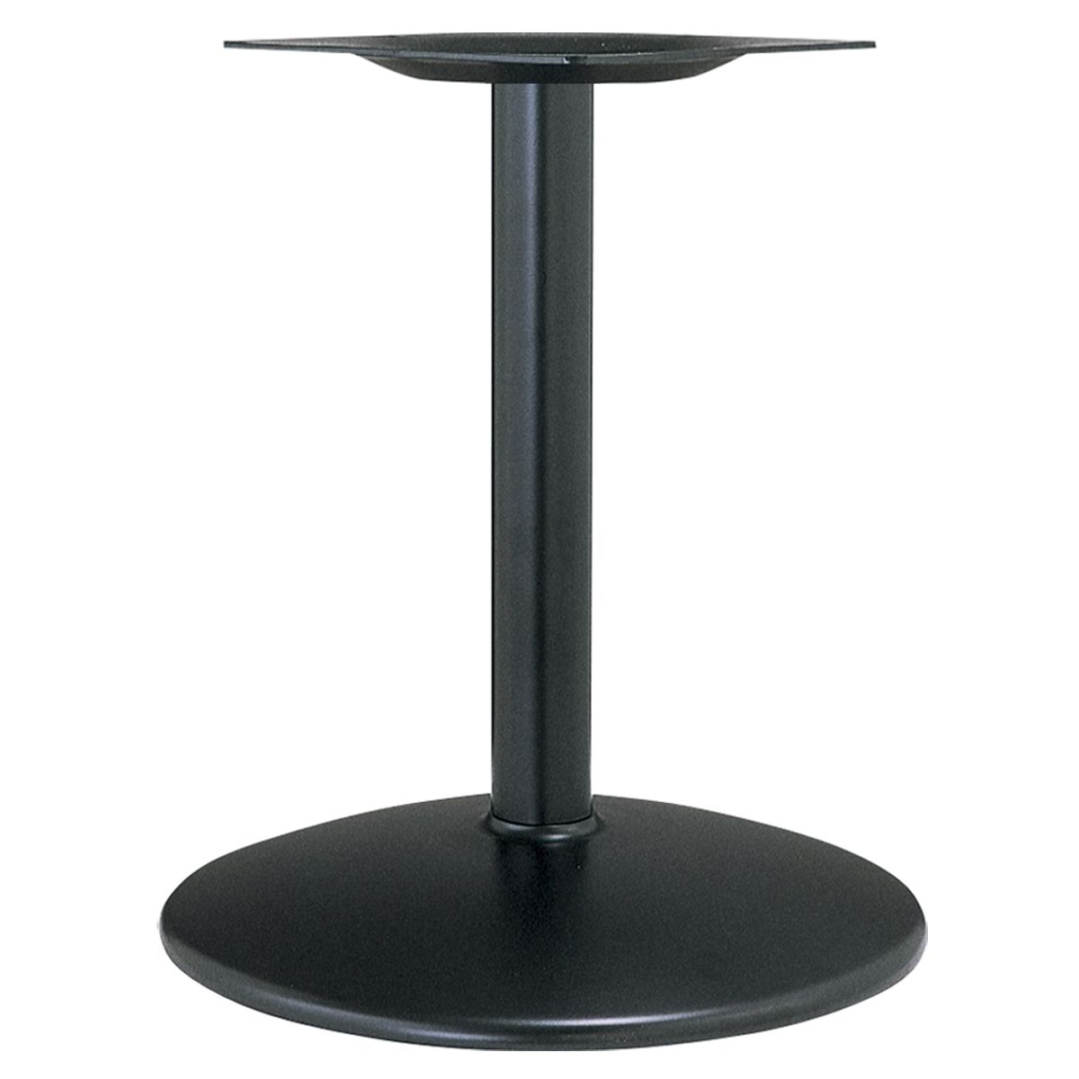 商品詳細（サイズ）■材質：スチール■備考：アジャスター付■サイズ：φ550×H320～700■受板：297×297×4.0t（U-TP 300）■丸ポール：φ76■補足：お客様組立品／サイズ選択／カラー選択脚部カラーブラックシルバーメタリッ...