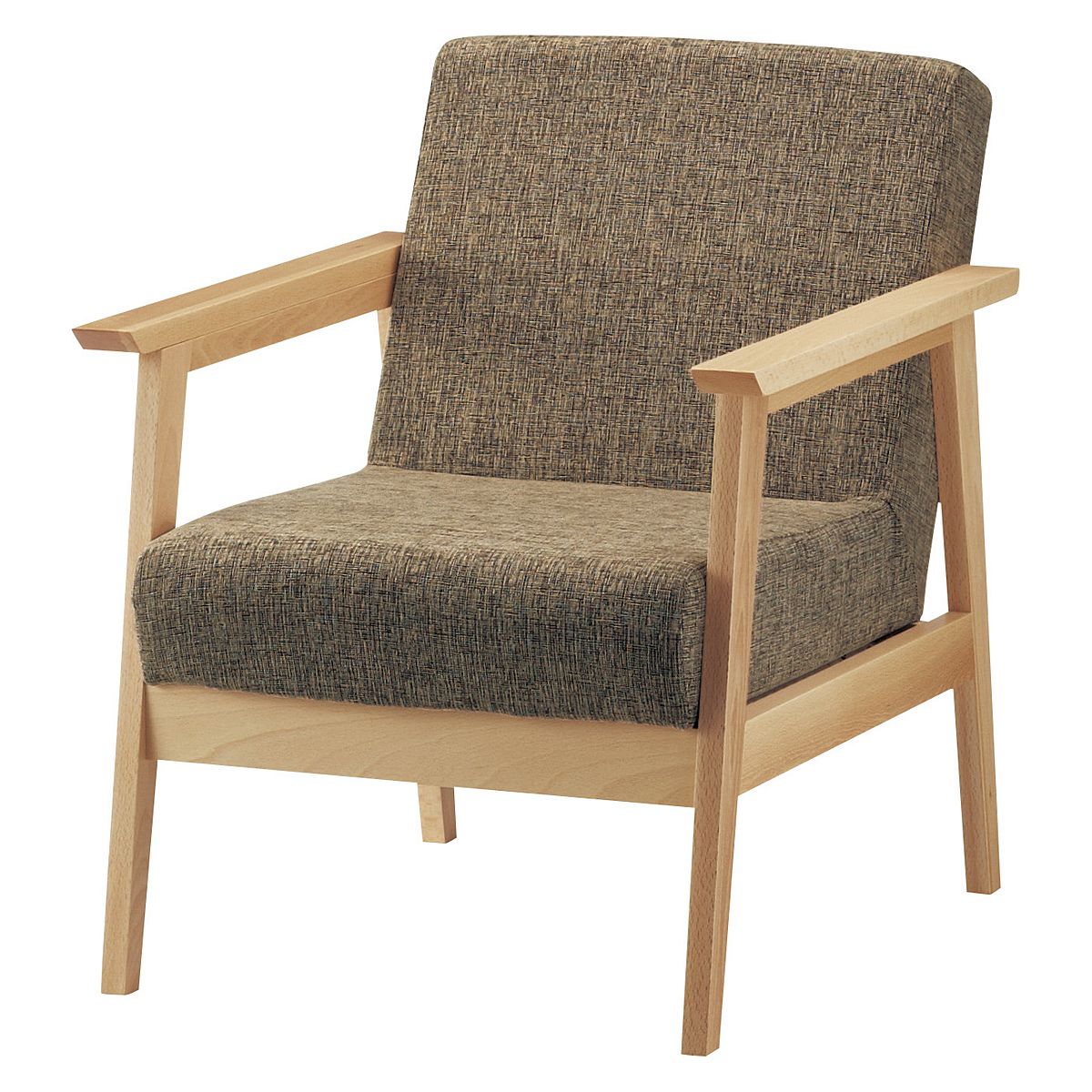 商品詳細（サイズ）■座部：コンパネ■フレーム：ブナ■サイズ：W640×D760×H770（SH410 AH580）■補足：完成品／カラー選択／張地選択北海道、沖縄、離島及び中継を伴う場合は、追加送料が必要ですので別途ご案内致します。フレーム...