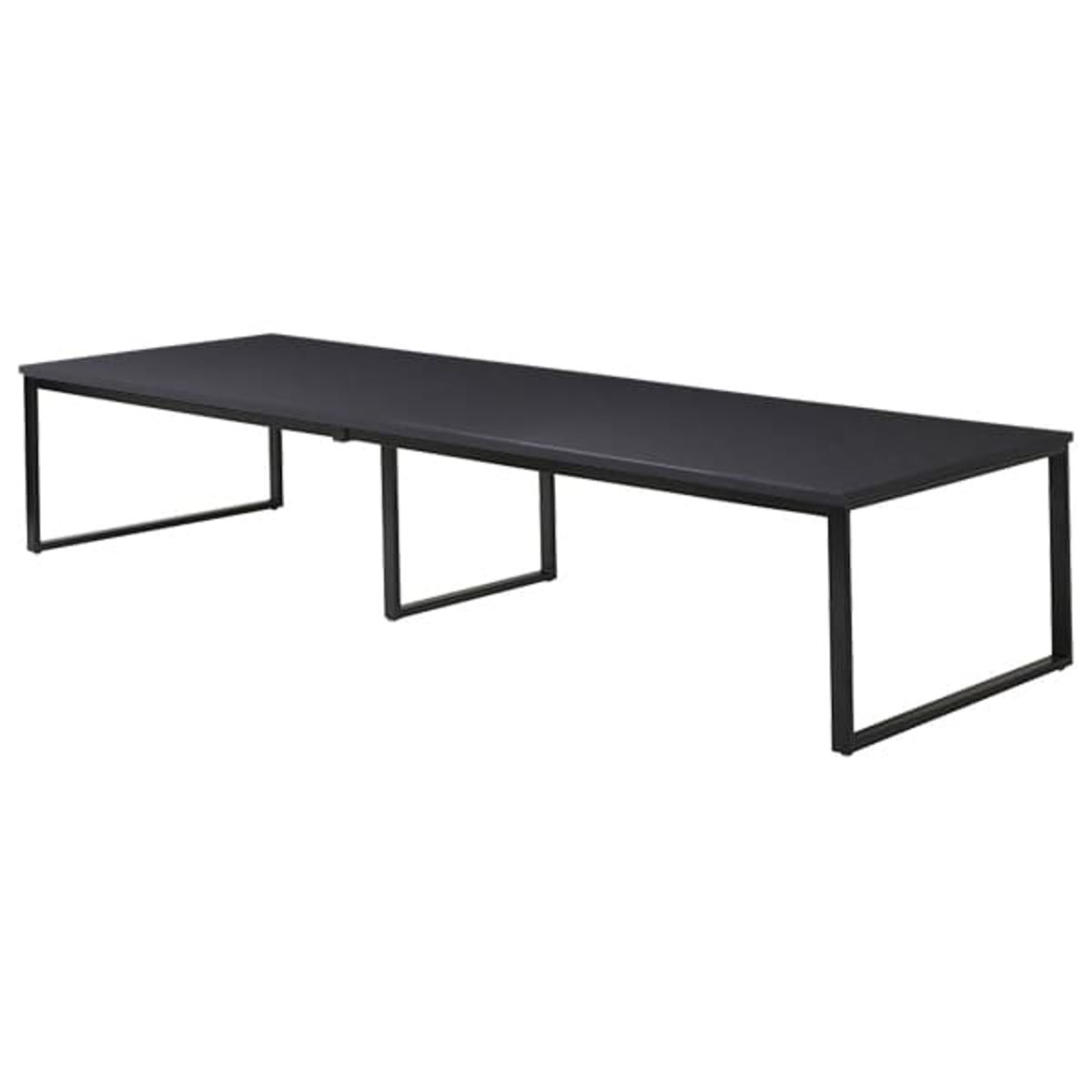 商品詳細（サイズ）■天板：FENIX NTM（単色）■エッジ：ABS樹脂エッジ■天板厚：T29mm■脚部：スチール（黒塗装）　アジャスター付（お客様取付品）■サイズ：W2400～4000×D1200×H719■補足：お客様組立品／サイズ選択...