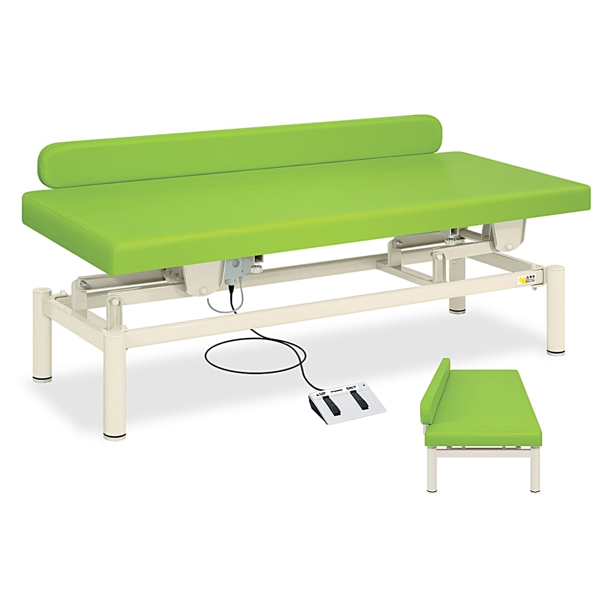 商品詳細（サイズ）■重量：約65kg■サイズ：W600～700×L1800×H450～830■クッション厚：40mm■補足：完成品／サイズ選択／張地選択／昇降タイプ【注意事項】※モーター本体と制御ボックスは、本保証書に基づき3年保証となりま...