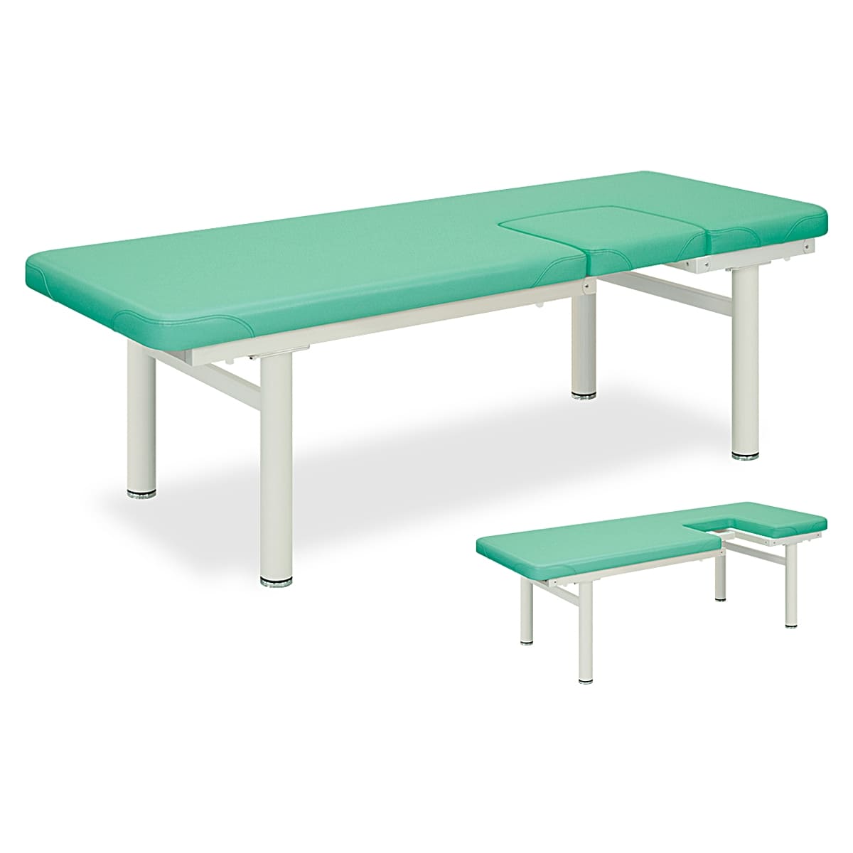 商品詳細（サイズ）■重量：約30kg■サイズ：W600～700×L1700～1800×H400～700■クッション厚：60mm■補足：お客様組立品／サイズ選択／張地選択【注意事項】※処置マットは取り外しできます。北海道、沖縄、離島及び中継を...