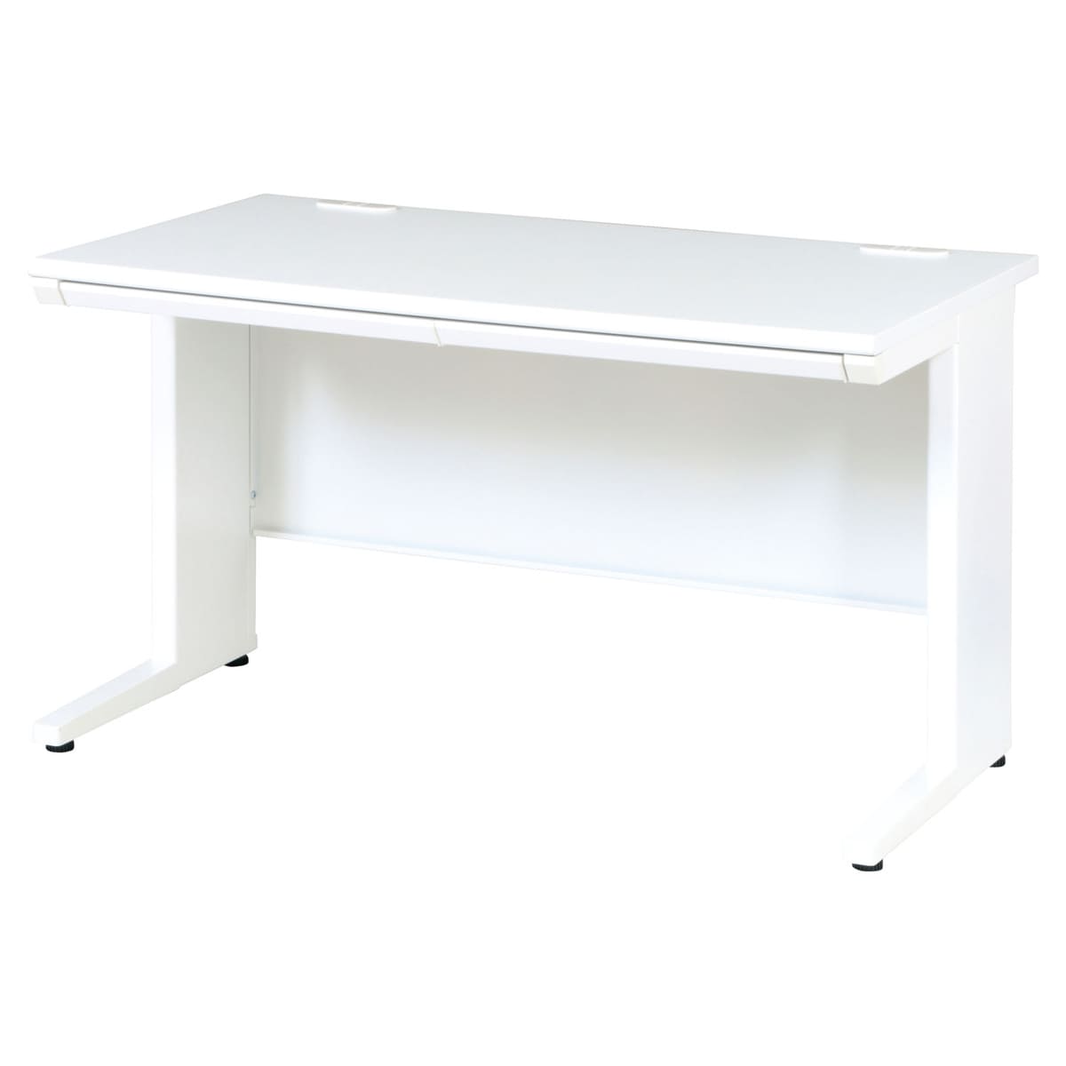 商品詳細（サイズ）■天板：パーティクルボード（27mm厚）メラミン化粧板■フレーム・幕板：スチール　粉体塗装（ホワイト）■センター引出：A3用紙サイズ※W1000は除く■配線ホール：2箇所■サイズ：W1000～1400×D700×H700■...