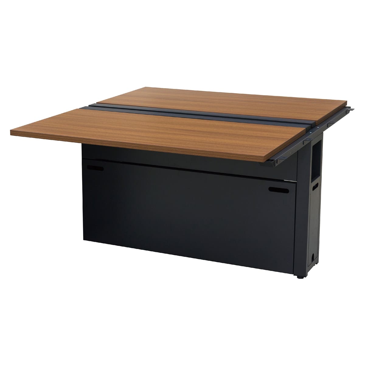 商品詳細（サイズ）■天板：メラミン化粧板　パーティクルボード　開閉式配線カバー付■フレーム：スチール　粉体塗装■サイズ：W1200×D1400×H720■補足：お客様組立品／カラー選択北海道、沖縄、離島及び中継を伴う場合は、追加送料が必要で...