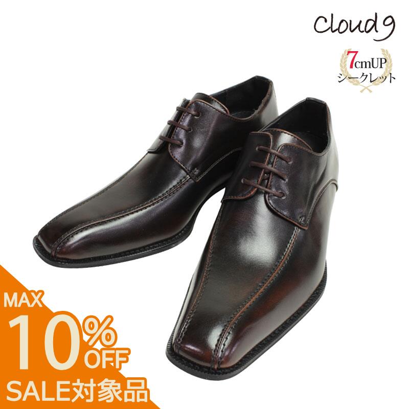 シークレットシューズ cloud9 [ クラウド9 ]「価格が手ごろでありながら上質で洗練されたデザイン」という発想のもとに生まれた。常にトレンドを意識して発表し続ける。"スーツに合う靴"という限られたジャンルの中で豊富なラインナップを誇り...