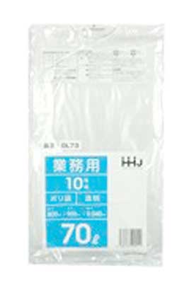 【楽天市場】ポリ袋70L 透明 厚手0.04mm 10枚 GL73：ひゃくえもんプラス 楽天市場店