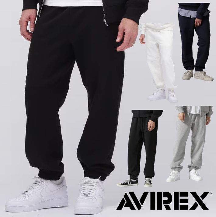 【定番】AVIREX スウェットパンツ パンツ ジャージ 裏起毛 メンズ レディース 正規品 ブランド おしゃれ 無地 アビレックス アヴィレックス 7833910012 DAILY/デイリー SWEAT PANTS■特徴《DAILY/デイ...