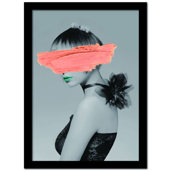 女性のMode調フォトにペイントデザインをプラスしたスタイリッシュな インテリアアート【A-Mode】シリーズです。 一枚でも素敵ですが、何枚か一緒に飾る事でインパクトのあるインテリアになります。 A4/W230×H317×D20mm　素材...