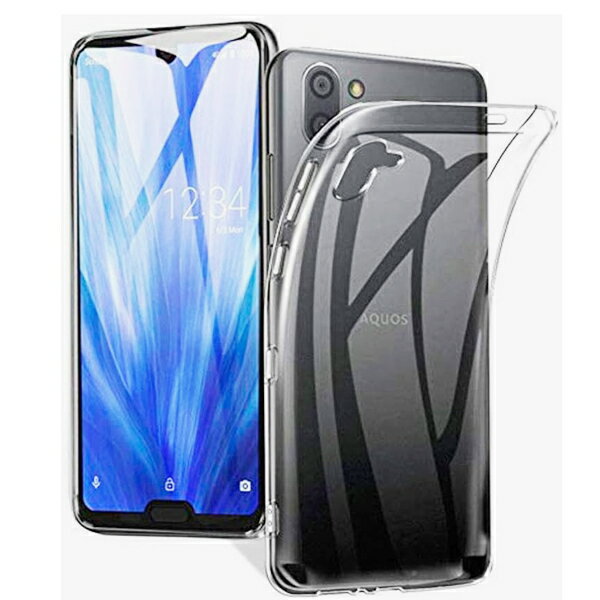 AQUOS R3 SH-04L/SHV44/808SH しなやかで衝撃に強い！便利なストラップホール付き！ シンプルな透明のマイクロドット ソフトクリアケース 素材は適度な硬さと弾力性をあわせ持つTPUを採用。 衝撃に強く耐久性に優れ、手触...