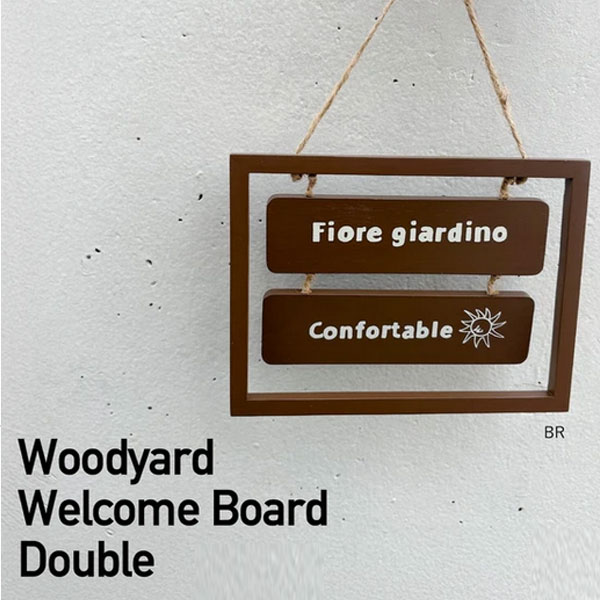 Fiore　giardino　confortable　 「花々が咲き誇るお庭のように、心安らぐ心地よい空間へようこそ」という意味です。 【こんなシーンに】 ■カフェやレストランの入り口に: お客様を最初にお迎えする「お店の顔」として。 ■大...