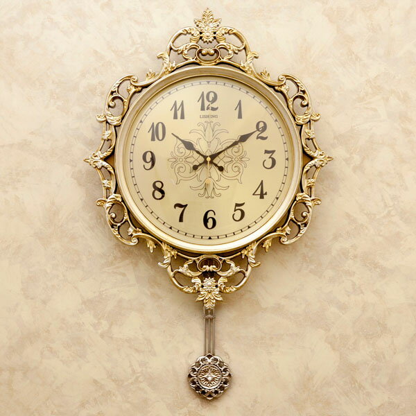 ゴージャスなビクトリアン調の壁掛け時計シリーズ。 ヨーロッパ モナコの避暑地で有名なモンテカルロのホテルのロビーやフレンチレストランに掛かっている時計をイメージされたペンデュラム(振り子)付きウォールクロック。 1ランク上のインテリアを目指...
