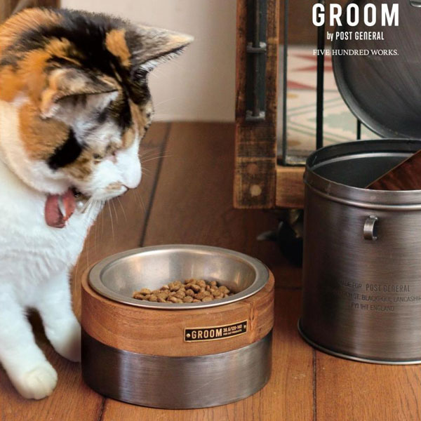 アカシアの木とアイアンでシンプルに仕上げたフィーディングボウル。 すっきりとしたフォルムでどんなお部屋にも自然に溶け込みます。 ボウル部分は取り外しが可能で、お手入れが楽々。 深みのある黒褐色が特徴のアカシア。 アカシア材は腐りにくく耐久性...