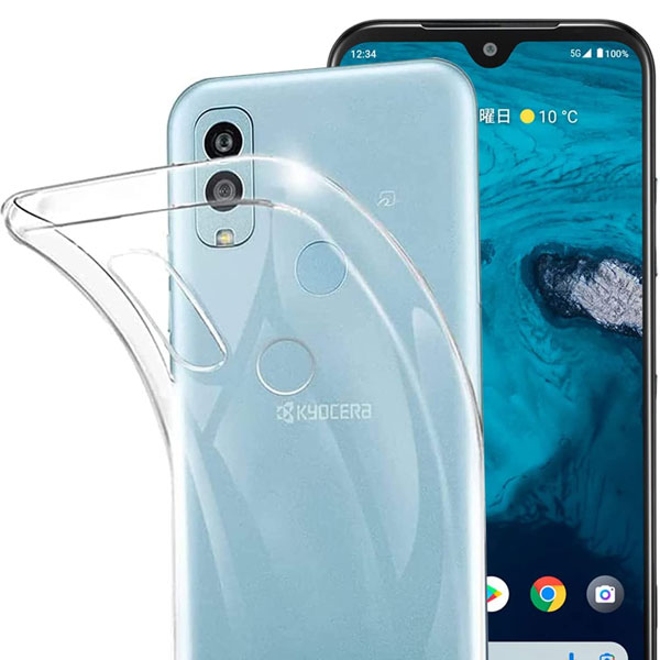 対応機種 Android One S9(Y!mobile) DIGNO SANGA edition KC-S304(SIM フリー)　など しなやかで衝撃に強い！ シンプルな透明のマイクロドット ソフトクリアケース 素材は適度な硬さと弾力性...