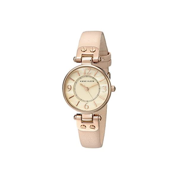 アンクライン Anne Klein 腕時計 ウォッチ 時計 レディース 女性用 Anne Klein Women's Leather Strap Watch 人気のアンクラインはこちら ■海外より直輸入品となりますので、外箱に小傷・破れ等が...