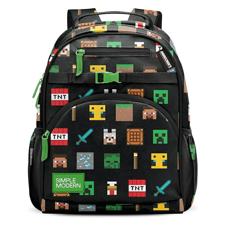 他の 人気商品 はこちら Simple Modern Medium Minecraft Toddler Backpack for School Girls and Boys | Kindergarten Elementary Kids Ba...