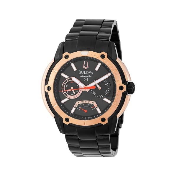 ブローバ 腕時計 ウォッチ BULOVA 98C106 時計 マリンスター メンズ 男性用 Bulova Men's 98C106 Marine Star Black Dial Bracelet Watch 人気の ブローバ 腕時計 はこち...