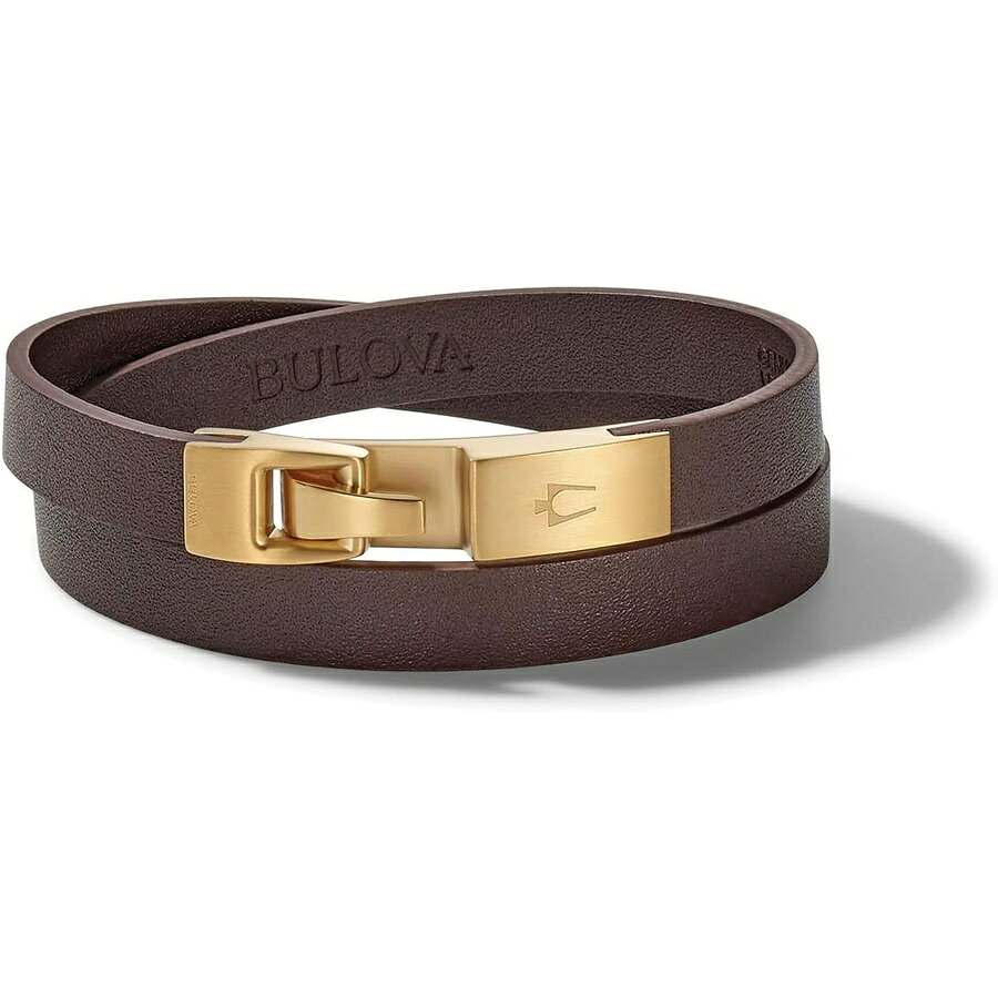 他の ブローバ はこちら Bulova Mens Classic Bracelet with Brushed Gold Stainless Steel Hookブローバ メンズ クラシック ブレスレット ブラッシュゴールド ステンレススチー...