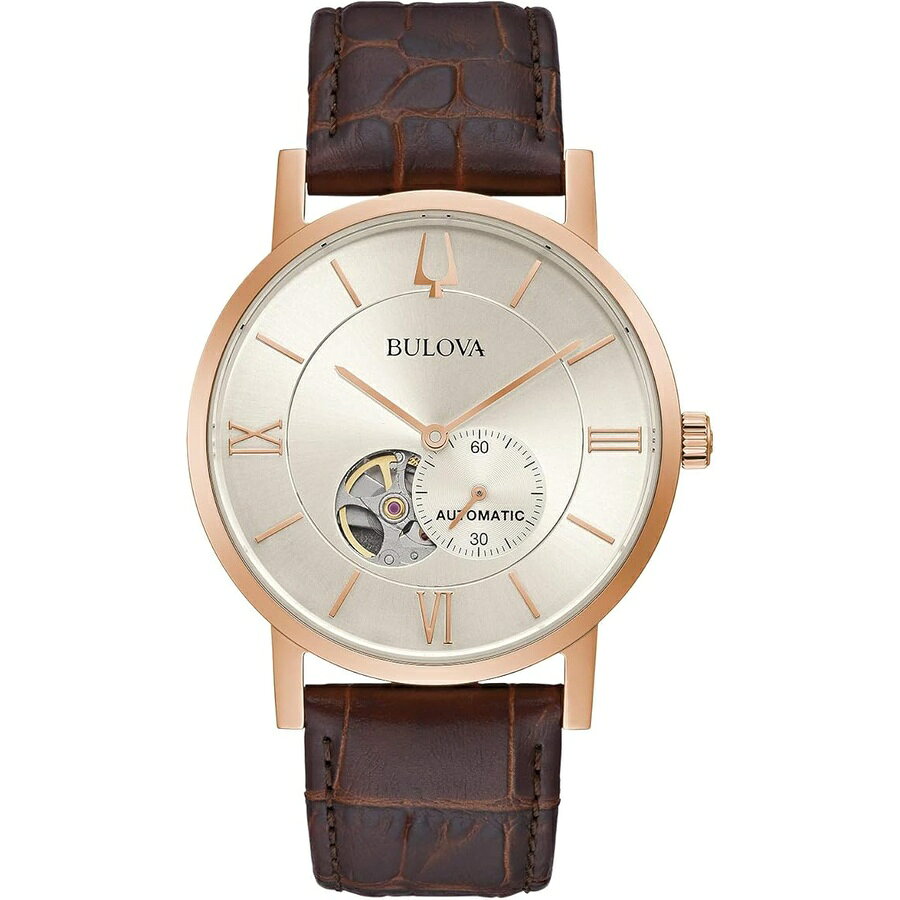 他の ブローバ はこちら Bulova Men's Classic Dress 3-Hand 21- Jewel Automatic Watch, 42 Hour Reserve, Hack Feature, Sub-Second Hand...
