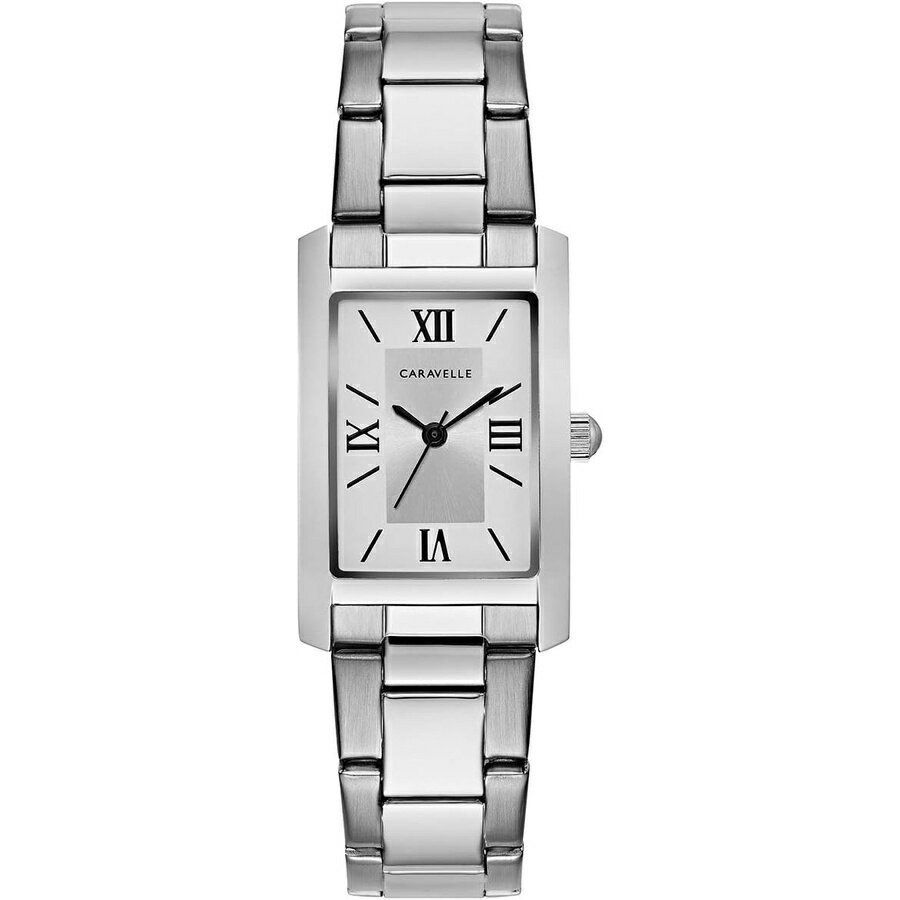 他の ブローバ はこちら Caravelle by Bulova Ladies' Dress 3-Hand Quartz Watch, Rectangle Case, Roman Numeral, Curved MineralCaravel...