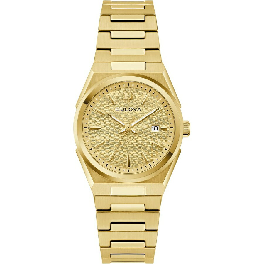 他の ブローバ はこちら Bulova Ladies Dress Classic 3-Hand Calendar Date Quartz Watch, Stainless Steel Bracelet, Patterned Dial, 28...