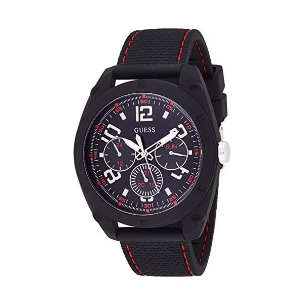 ゲス 腕時計 GUESS W1256G1 メンズ 男性用 ウォッチ 時計 Guess Dash Mens Analog Japanese Quartz Watch with Silicone Bracelet W1256G1 人気の GUE...