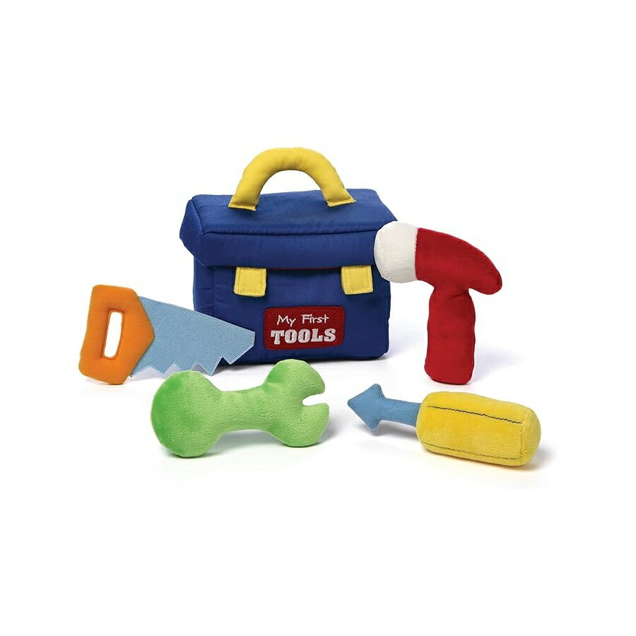 他の ガンド はこちら Baby GUND Play Soft Collection, My First Toolbox 5-Piece Plush Playset with Rattle, Squeaker and Crinkle Plu...