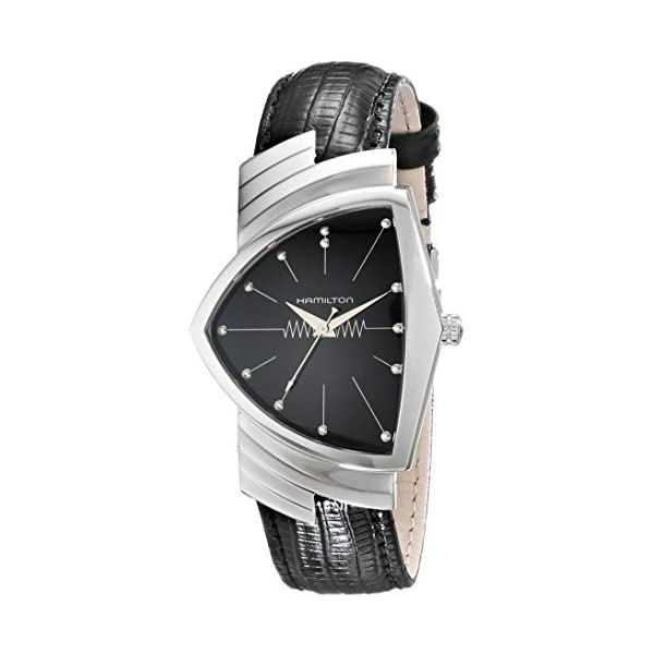 ハミルトン 腕時計 ウォッチ Hamilton H24411732 ベンチュラ メンズ 男性用 Hamilton Mens H24411732 Ventura Stainless Steel Watch with Black Leather...