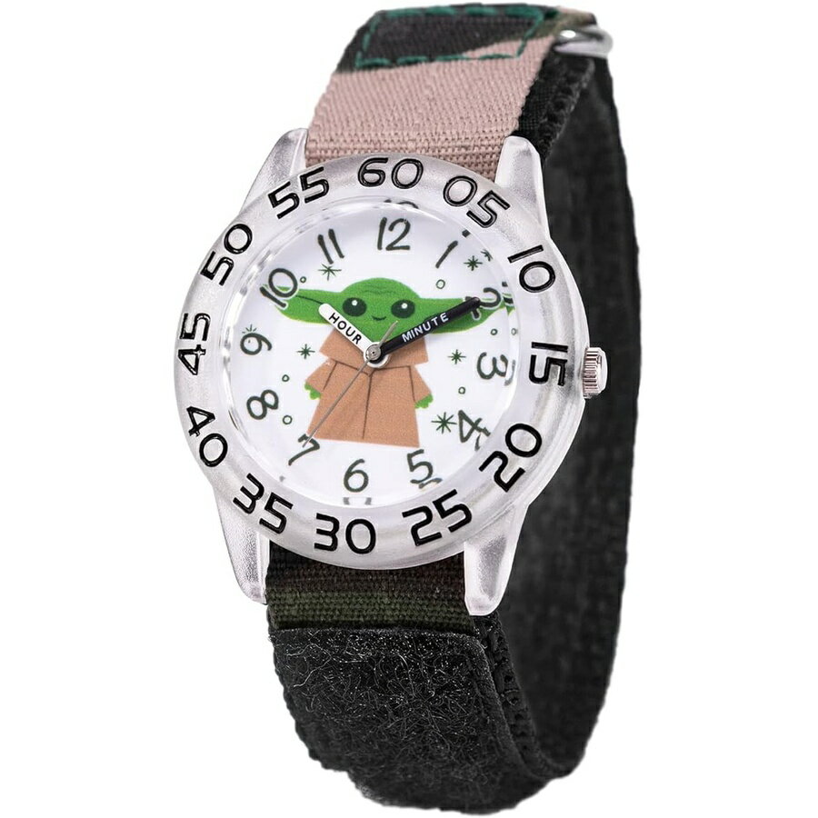 他の スターウォーズ はこちら Star Wars The Mandalorian Kids' Plastic Time Teacher Analog Quartz Nylon Strap Watchスター・ウォーズ マンダロリアン キッズ...