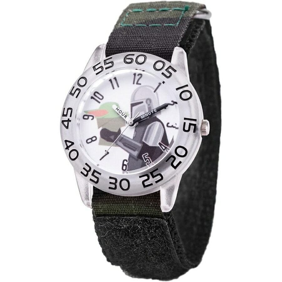 他の スターウォーズ はこちら Star Wars The Mandalorian Kids' Plastic Time Teacher Analog Quartz Nylon Strap Watchスター・ウォーズ マンダロリアン キッズ...