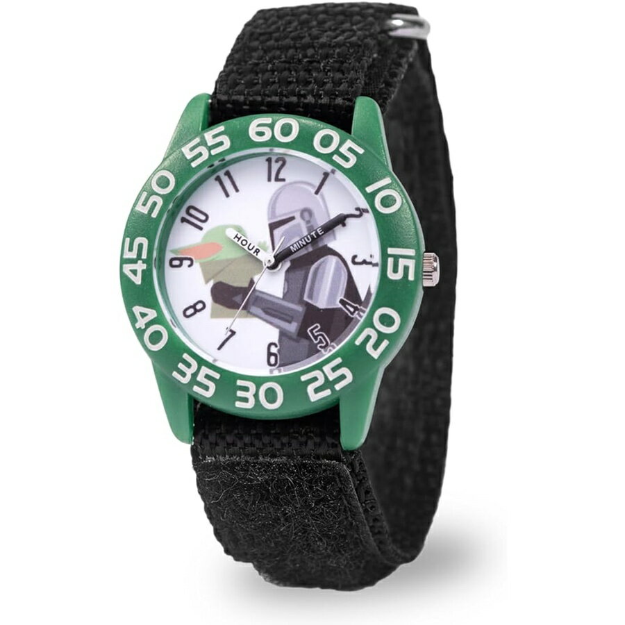 他の スターウォーズ はこちら Star Wars The Mandalorian Kids' Plastic Time Teacher Analog Quartz Nylon Strap Watchスター・ウォーズ マンダロリアン キッズ...