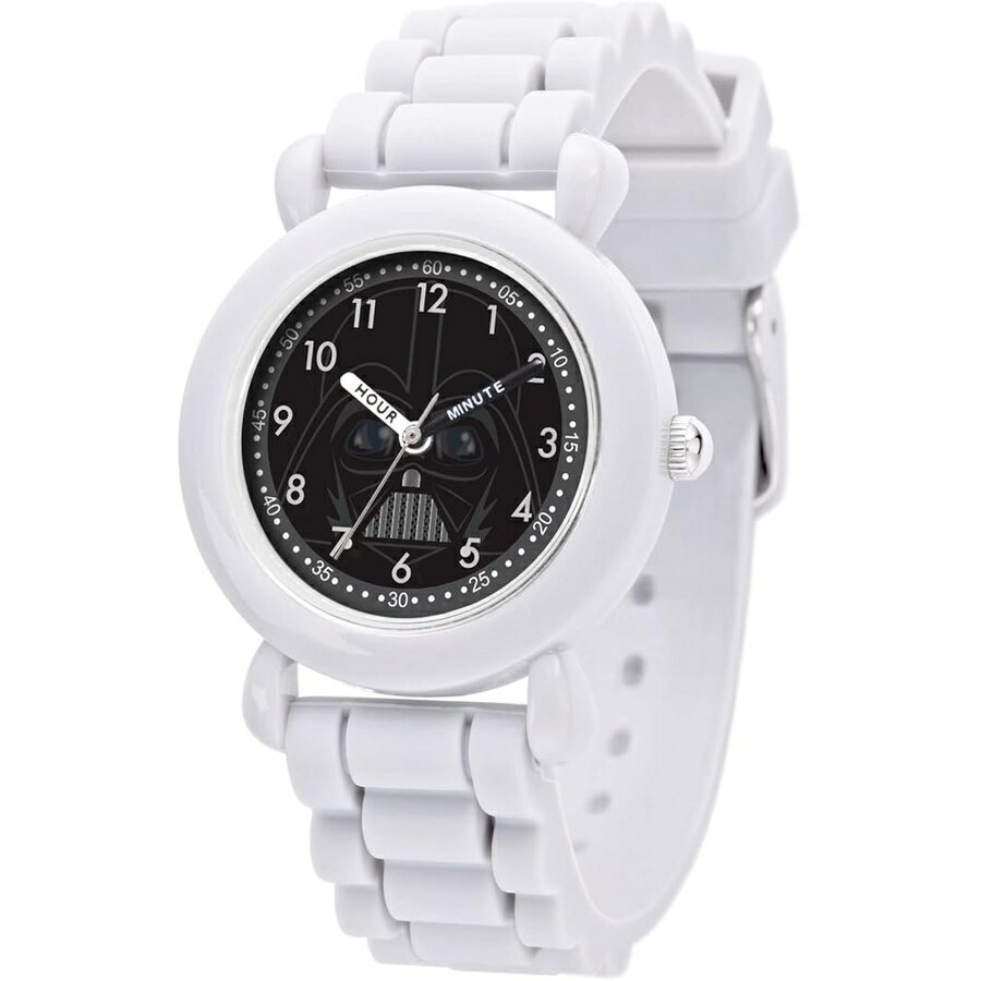 他の スターウォーズ はこちら STAR WARS Kids' Plastic Time Teacher Analog Quartz Silicone Strap Watch, WhiteSTAR WARS キッズ プラスチック タイム テ...