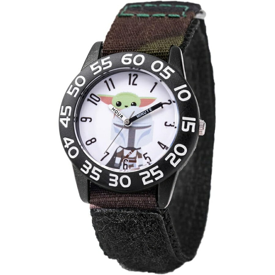 他の スターウォーズ はこちら Star Wars The Mandalorian Kids' Plastic Time Teacher Analog Quartz Nylon Strap Watchスター・ウォーズ マンダロリアン キッズ...