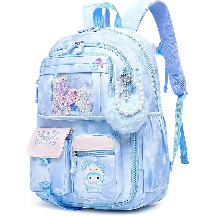 他の 人気商品 はこちら Lovely Girls Backpack School Bag for Students Kids Book Bag with Multiple Pockets Splash-proof Children's B...