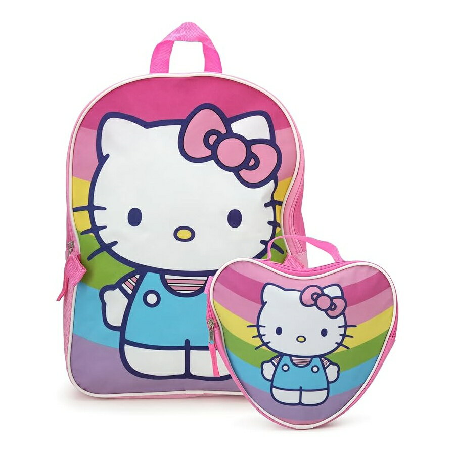 他の 人気商品 はこちら Fast Forward Hello Kitty Girls Backpack and Lunch Box Set - 2 Piece 15 Inch School Backpack With Detachable...