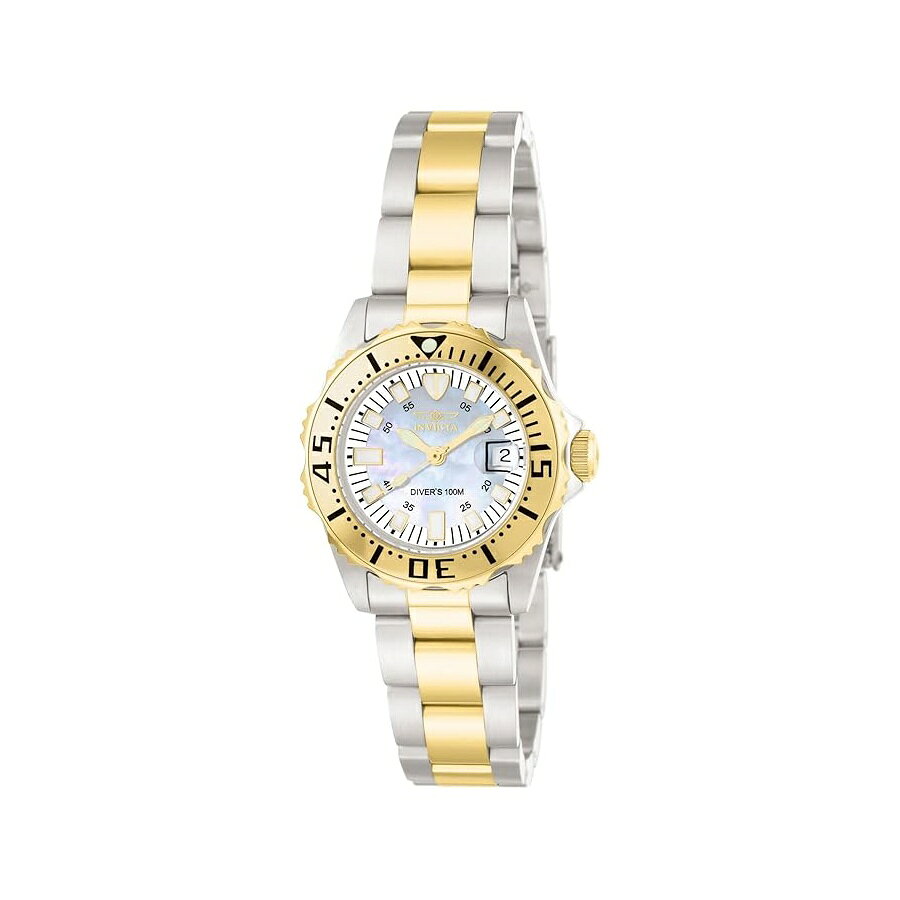 他の インヴィクタ はこちら Invicta Women's 6895 "Pro-Diver" Stainless Steel, 18k Yellow Gold Plating, and Mother-of-Pearl Bracelet W...