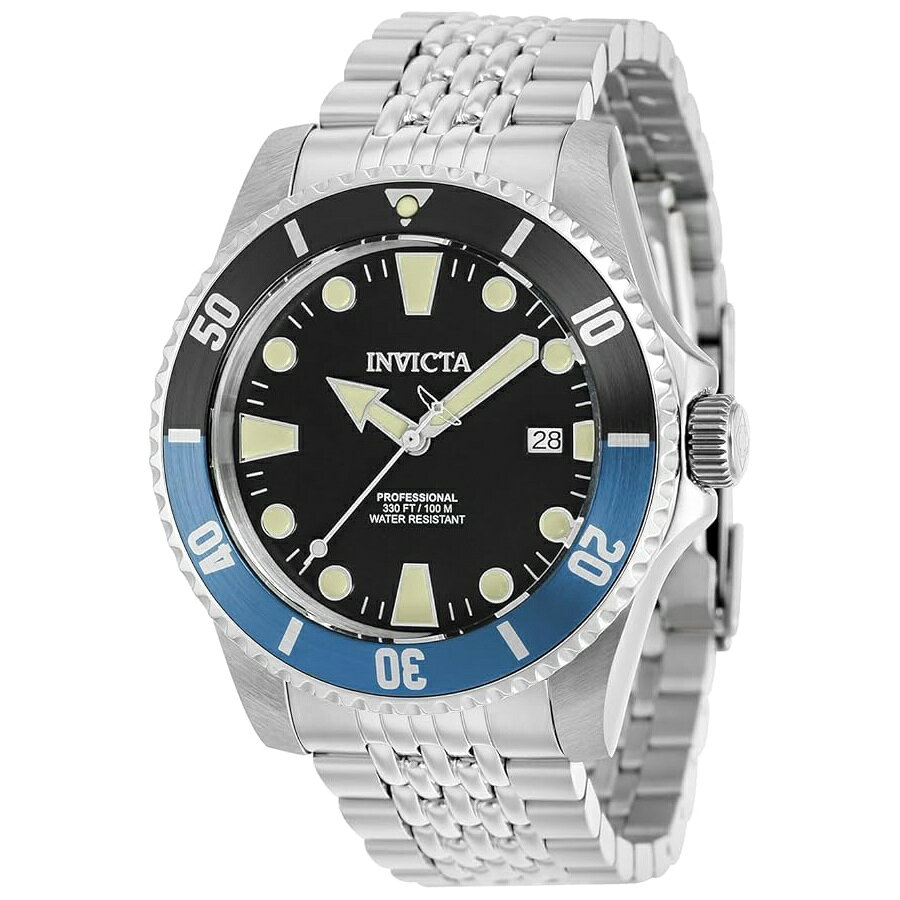 他の インヴィクタ はこちら Invicta Pro Diver Men 44mm Stainless Steel Steel Black dial NH35A Automaticインヴィクタ プロ ダイバー メンズ 44mm ステンレスス...