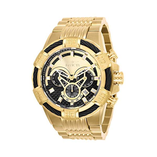 インビクタ 腕時計 INVICTA インヴィクタ ボルト メンズ 男性用 25543 Invicta Men's Bolt Quartz Stainless-Steel Strap, Gold, 30 Casual Watch (Model...