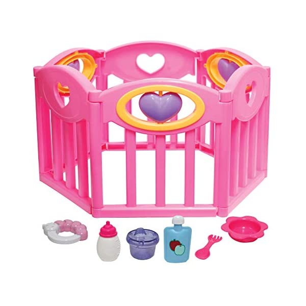 JCトイズ ベビードール 赤ちゃん人形 着せ替え おままごと ジェーシートイズ JC Toys JC Toys Deluxe Dolllay Pen and Accessories for Dolls up to 17" 人気の商品はこちら...