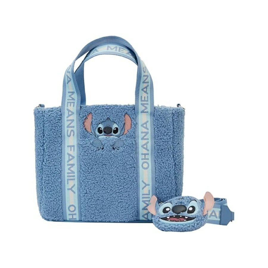他の ラウンジフライ はこちら Loungefly Disney Stitch Plush Sherpa Tote Bag With Coin Bagラウンジフライ ディズニー ステッチ ぬいぐるみ シェルパ トートバッグ コインバッグ付き...