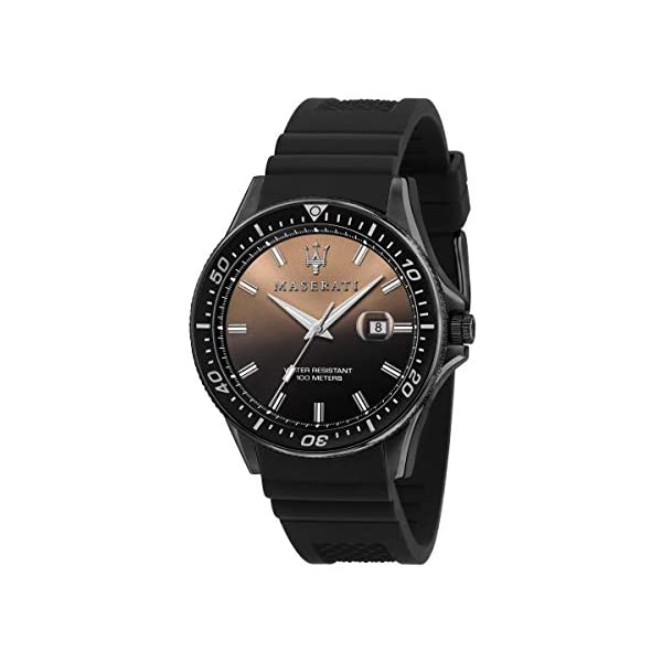 マセラティ 腕時計 R8851140001 メンズ 男性用 ウォッチ 時計 アクセサリー グッズ 納車祝い プレゼント Maserati Men's Sfida R8851140001 Black Silicone Quartz Fashi...