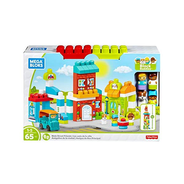 メーカー Mega Bloks 商品名 Mega Bloks Block Buddies Main Street Friends Playset パッケージサイズ(cm) 12.7 × 47.8 × 33 重量(g) 1701 詳細 ・Bu...