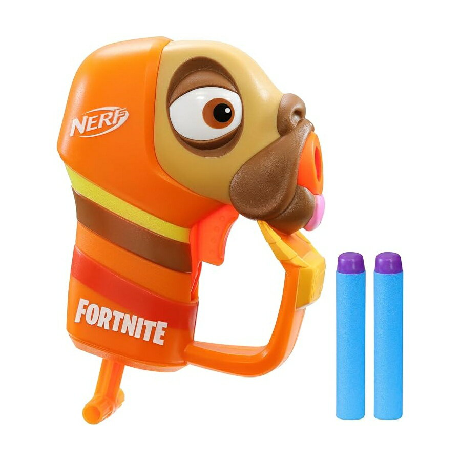 他の ナーフ はこちら Nerf Fortnite Micro Doggo Mini Dart-Firing Blaster - Fortnite Doggo Outfit Design - Includes 2 Official Nerf...