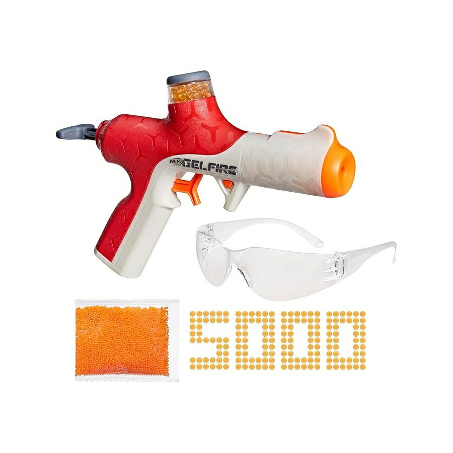 他の ナーフ はこちら Nerf Pro Gelfire Twist Shot Blaster, 150 FPS, 5,000 Gelfire Rounds, T-Pull Priming, Integrated 80 Round Hopp...