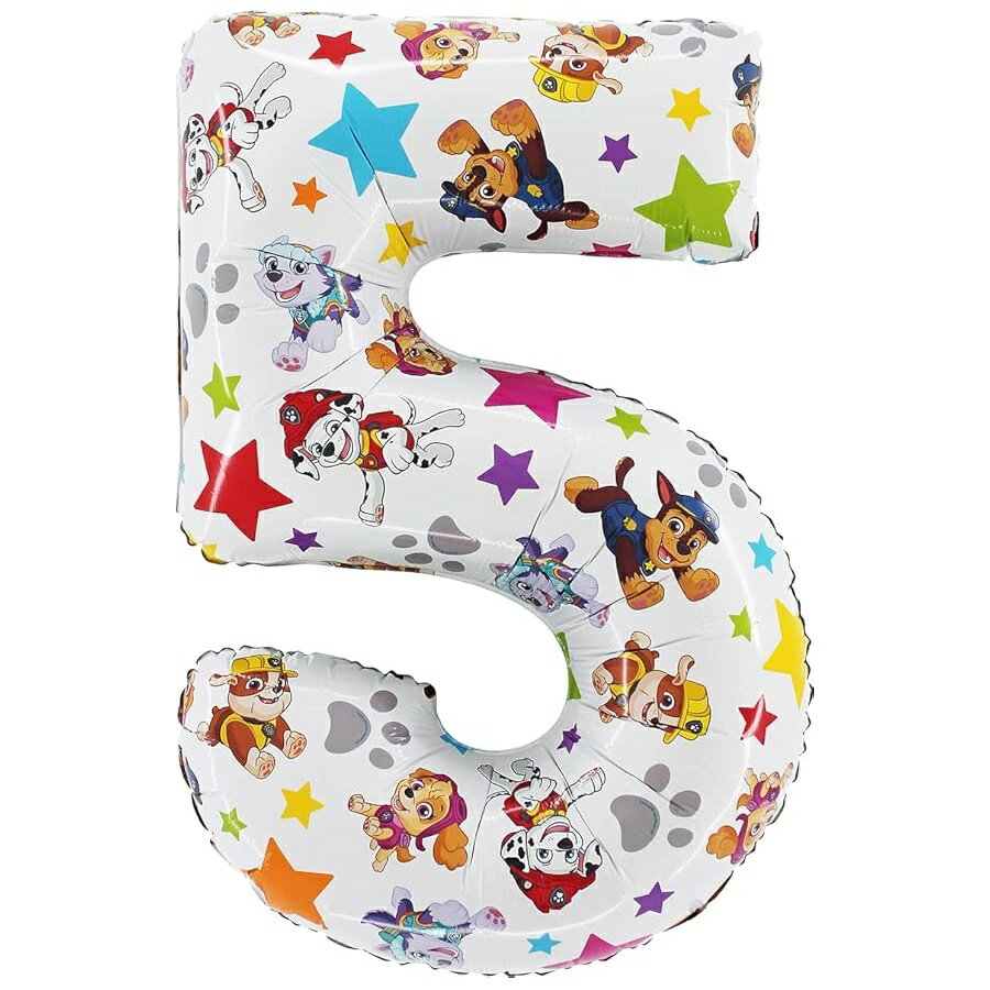 他の パウパトロール はこちら Toyland 26 Inch Paw Patrol Number Foil Balloon - Kids Party Balloons - Number 1-6 Available (NUMBER 5)To...