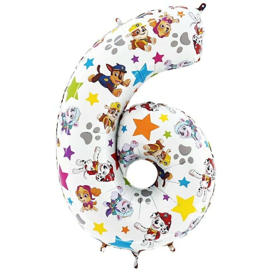 他の パウパトロール はこちら Toyland 26 Inch Paw Patrol Number Foil Balloon - Kids Party Balloons - Number 1-6 Available (NUMBER 6)To...
