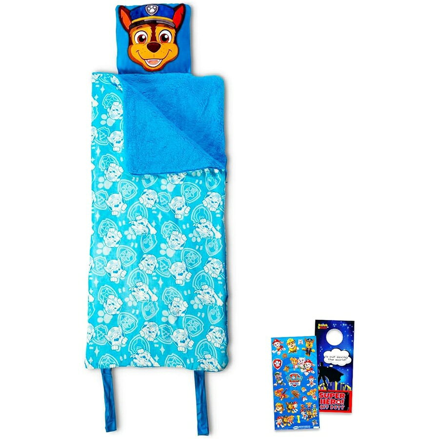 他の パウパトロール はこちら Paw Patrol Slumber Bag Set for Boys - Bundle with 27x56 Inches Chase Sleeping Bag with Attached Pillow P...