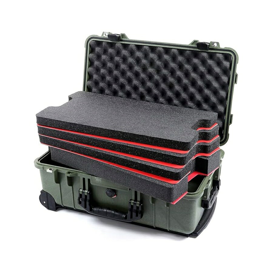 他の ペリカン はこちら OD Green & Black Pelican 1510 case with Tool Foam Inserts.OD グリーン & ブラック Pelican 1510 ケース、ツールフォームインサート付き。発送...